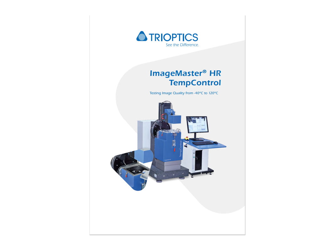 ImageMaster® HR 2 & Universal & TempControl | TRIOPTICS